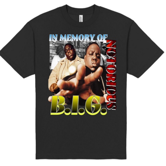 Shirts | In Memory Of The Notorious Big Classic 9s Hip Hop T Shirt New ...